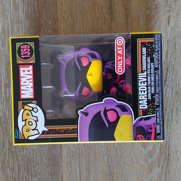 Funko | Toys | New Funko Pop Blacklight Daredevil Shadowland 359 Target ...